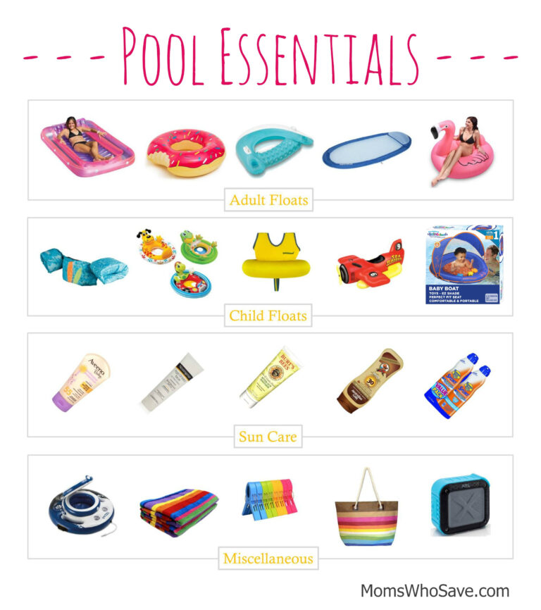 20 Favorite Pool Essentials For Summer Fun (Affordably Priced ...