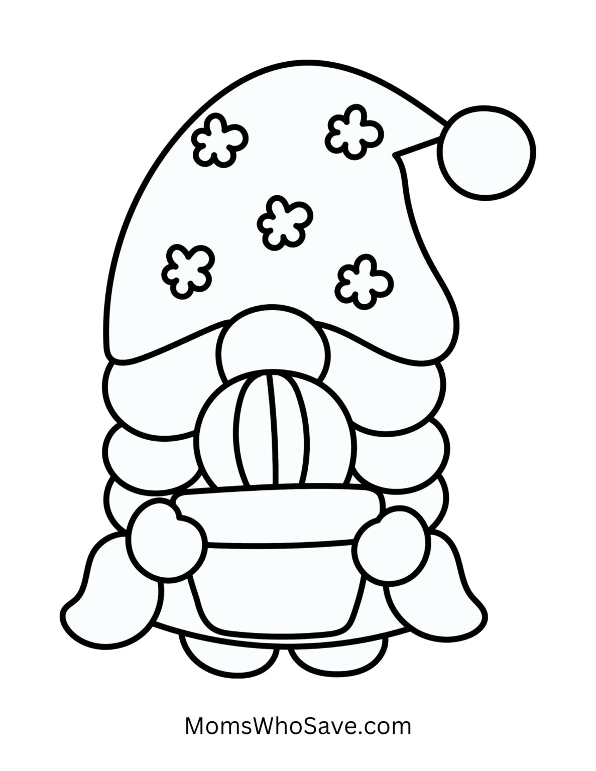 25 Cute Gnomes Coloring Pages (Free Printables) | MomsWhoSave.com